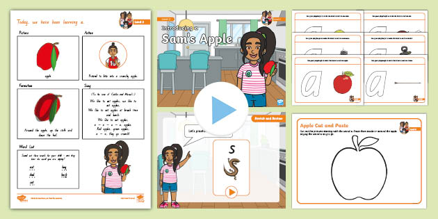 NZ Phonics: Level 2: Week 1: Lesson 2: 'a' Phonics Sound