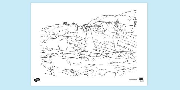FREE! - Rock Colouring Page | Colouring Sheets