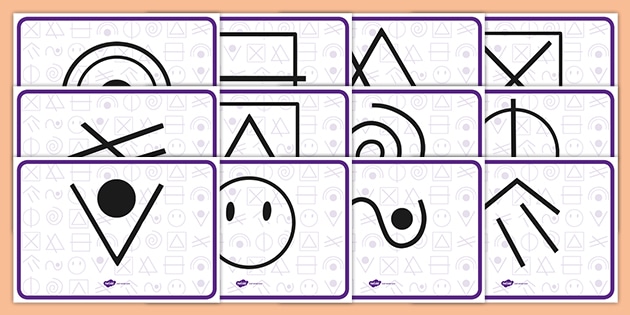 Secret Symbol Display Posters