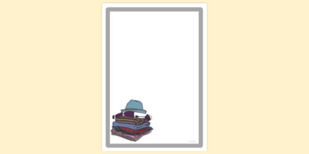 Clothes Page Border (teacher made)