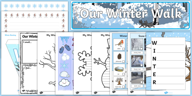 KS1 Winter Walk Resource Pack (teacher made)