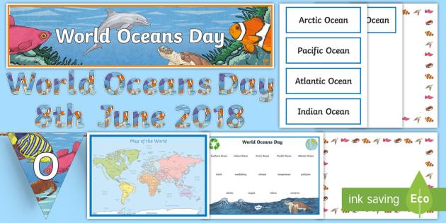 World Oceans Day Display Pack (teacher made)