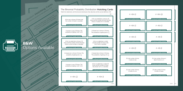 👉 Binomial Probability Distribution Worksheet | Beyond Maths