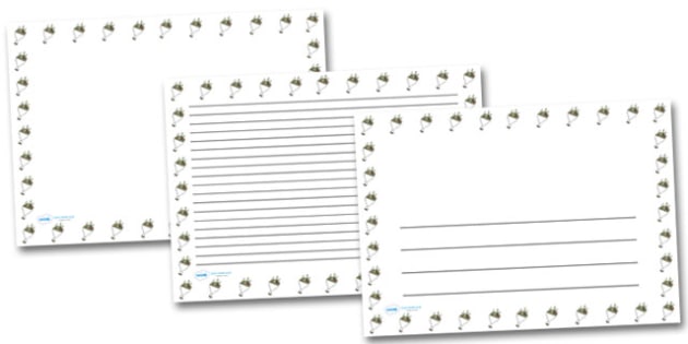 FREE! - Bouquet Landscape Page Borders- Landscape Page Borders