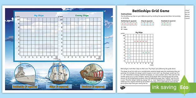 Multiplication Battleships Game (teacher made)