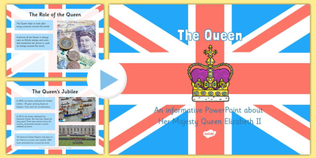 EYFS Queen Elizabeth II PowerPoint (teacher made)