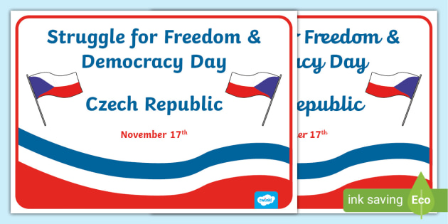Struggle for Freedom and Democracy Day Poster | Twinkl