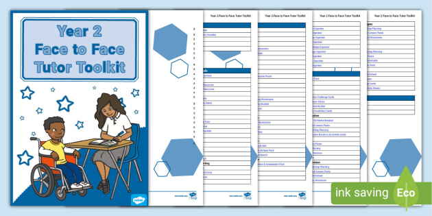Year 2 Face to Face Tutor Toolkit (teacher made)