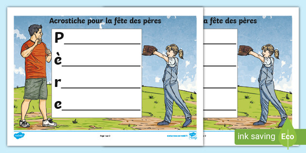 Écrire un poème pour la Fête des Pères | Cycle 2