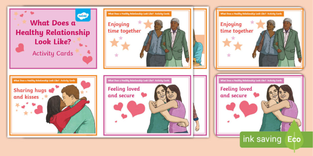 Healthy Relationship Worksheet Activity Cards (teacher made)