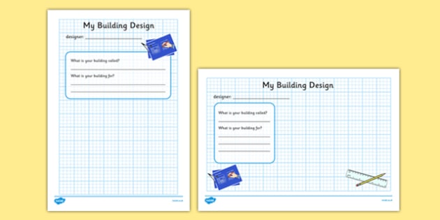 Architects Office Role Play Design a Building Worksheet