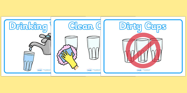 FREE! - Drinking Water Signs (teacher made)