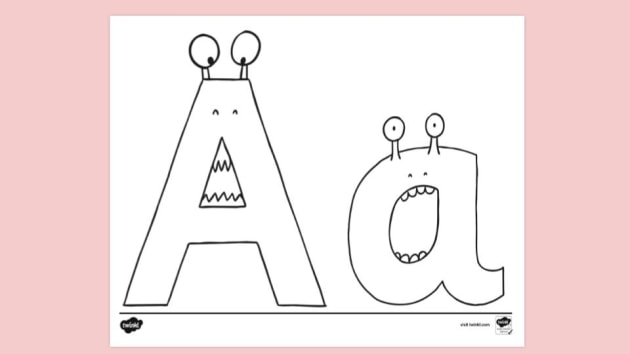 FREE! - Kids Letter Colouring | Colouring Sheets