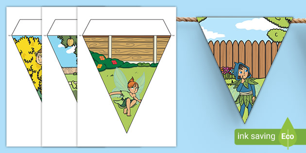 Fairy Garden Display Bunting (teacher made)