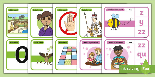 Phase 3 Set 7 y/z/zz/qu/ Peg Matching Letters and Sounds