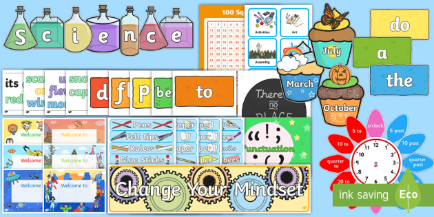 KS1 Ultimate Classroom Set Up Bumper Resource Pack