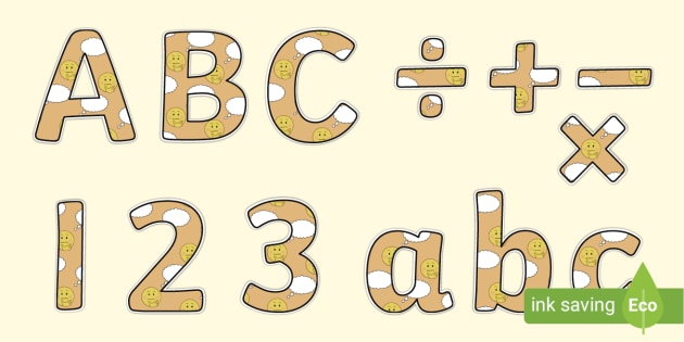 Problem Solving Alphabet Display Lettering (teacher made)