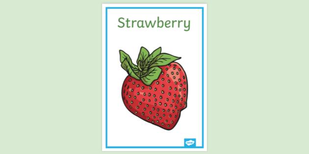 FREE! - Strawberry Display Poster | Display Posters
