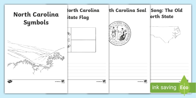 North Carolina State Symbols Activity Booklet (teacher made)