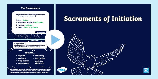 Catholic Sacraments of Initiation PowerPoint | CfE Resources