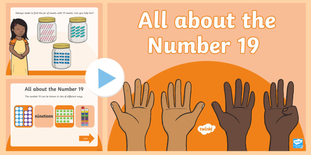 All About Number 19 PowerPoint (teacher made)