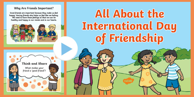 International Day of Friendship | PowerPoint | EYLF Resource