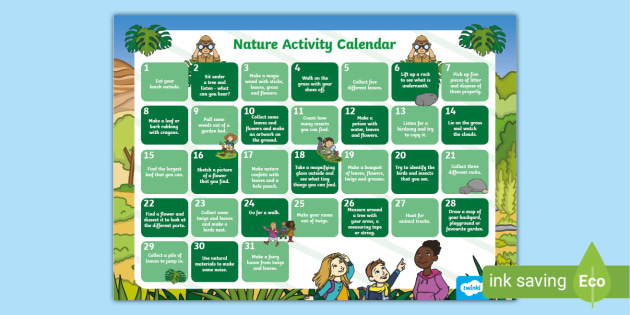 Nature Activity Calendar