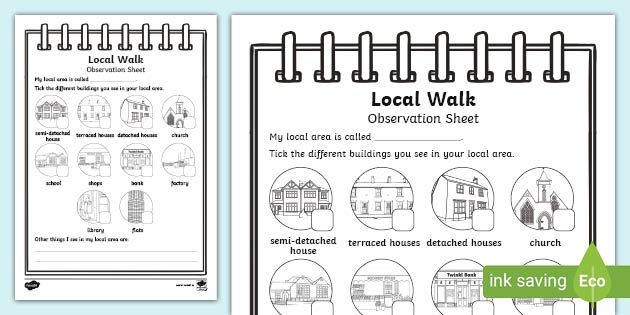 Local Walk Observation Sheet