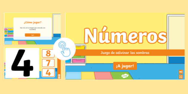 Adivina la sombra - Números (teacher made)