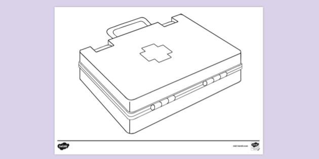 Medical Colouring Page - Primary Resources (teacher made)
