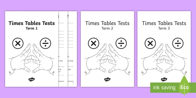 Times Tables Tests Assessment Pack (teacher made)