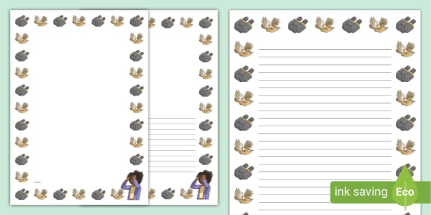 Bird Watching Page Borders