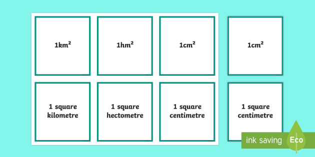 Area Matching Cards (teacher made)