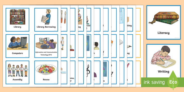 Education Visual Timetable • Twinkl.com.au
