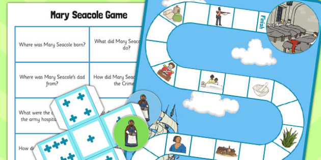 Mary Seacole Board Game - board, game, mary seacole, seacole