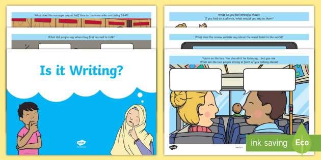 Is It Writing 2? Activity Booklet (teacher made)