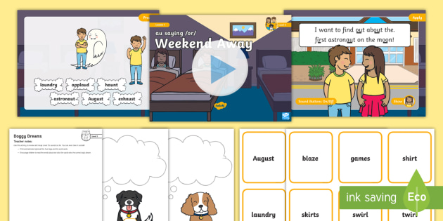 aw Words Phonics - Primary Resources (Teacher-Made)