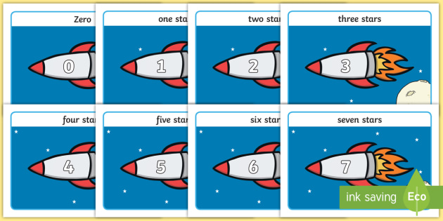 Rocket Basic Playdough Mats 0-10 (teacher made)