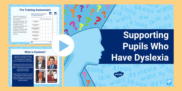 Supporting Pupils with Dyslexia CPD Training PowerPoint Supporting Pupils with Dyslexia CPD Training PowerPoint