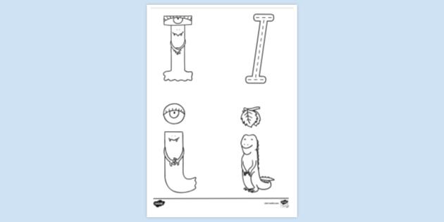 FREE! - Letter I Colouring Page for Kids | Colouring Sheets