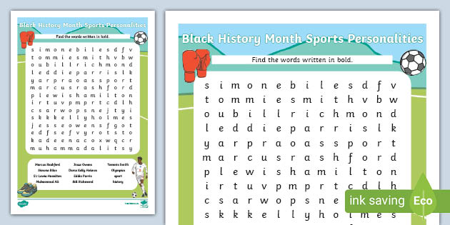 Black History Word Search