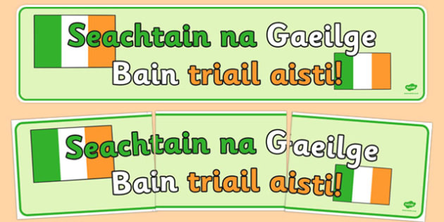 Seachtain na Gaeilge Banner (teacher made)