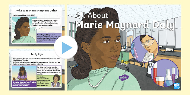 All About Marie Maynard Daly KS2 PowerPoint