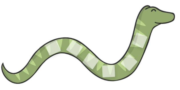 Snake-Themed Visual Timetable Display (teacher made)