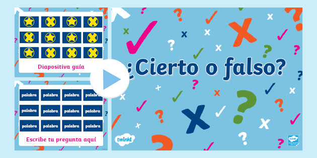 PowerPoint: Juego interactivo ¿Cierto o falso?