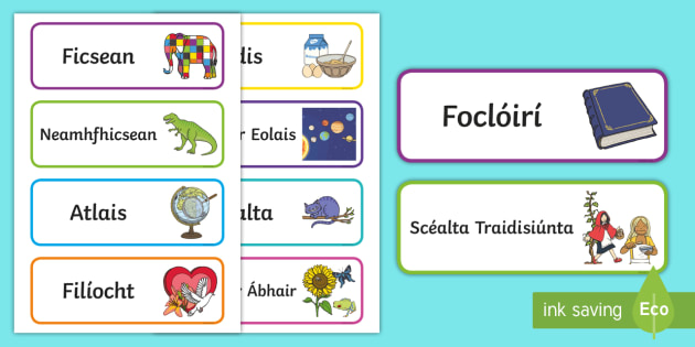 Lipéid Leabharlainne: Cúinne Léitheoireachta