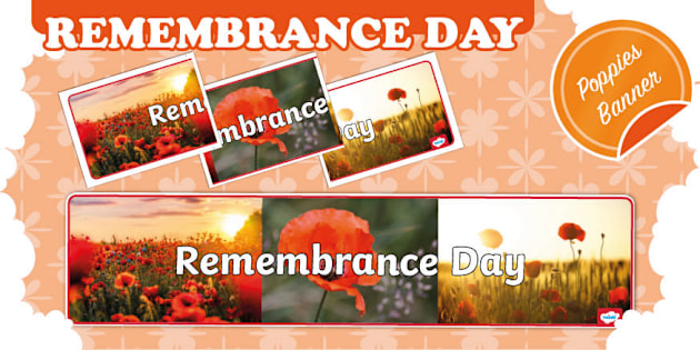 Remembrance Display Banners | twinkl.co.uk