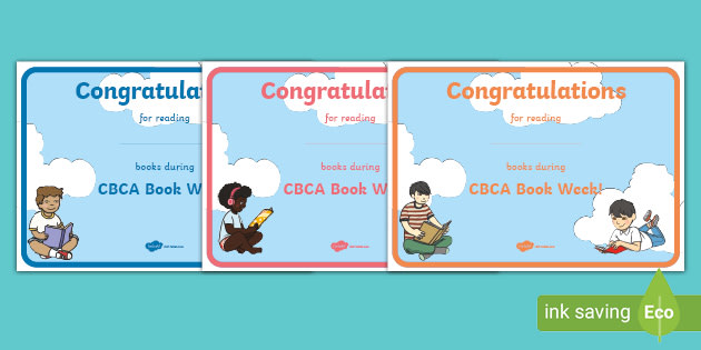 CBCA Book Week Certificates (teacher made)