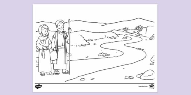 Bible People Colouring Page | Colouring Sheets