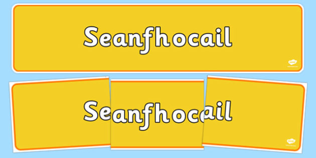 Irish Seanfhocail Banner